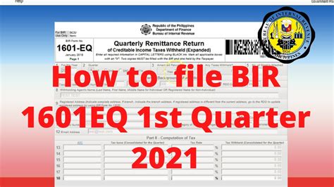 Bir 1601eq 1st Quarter 2021 Youtube