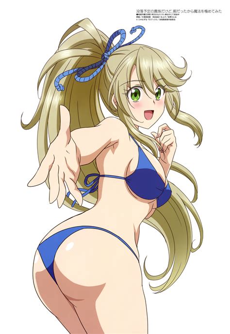Rule 34 1girls Absurdres Ass Asuna Aquage Bikini Blonde Hair Blush Botsuraku Yotei No Kizoku