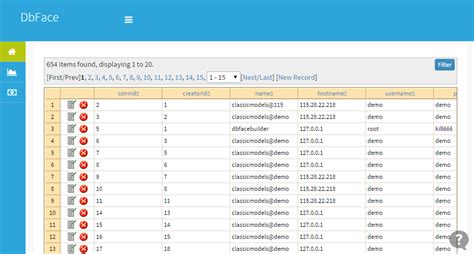 Table Editor Dbface Documentation Table Editor Dbface Documentation