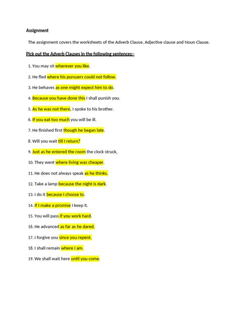 Syntax Solved Exercise Pdf