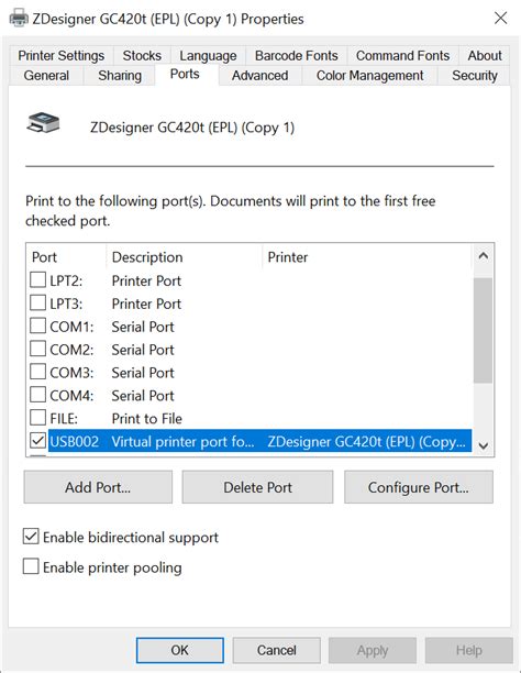 Zebra Generic Text Printer Driver