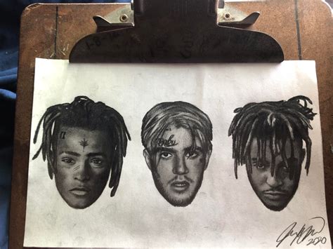 A Tribute Drawing I Did Back In 2020 Rxxxtentacion