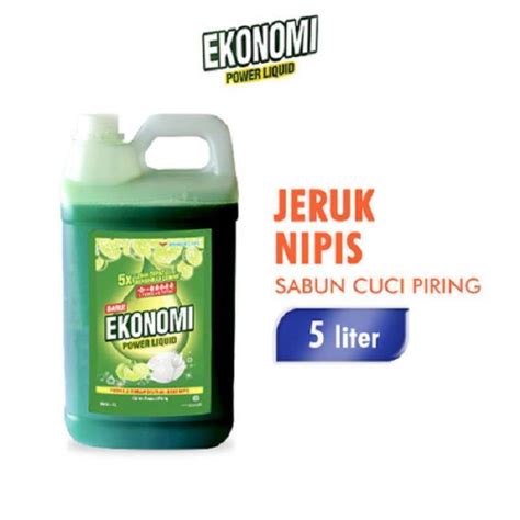 Jual EKONOMI PENCUCI PIRING JERUK NIPIS JERIGEN 5L Di Seller JC Supermarket BCS MALL Batu