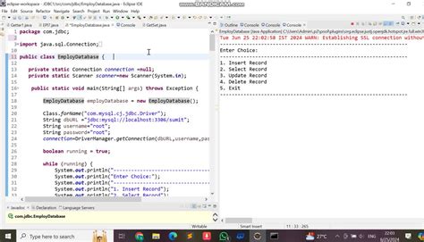 Worked On Employee Management System Using Java And Mysql Sumit