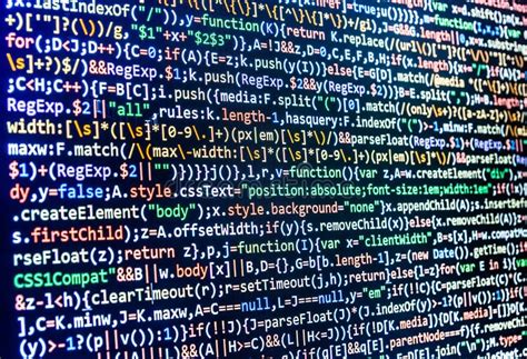 Programming Coding Source Code Screen Stock Image Image Of Byte Command 53137635