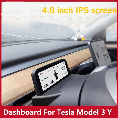디지털 Lcd 터치 대시 보드 패널 테슬라 모델 3 Y 지원 Gps 터치 스크린 센터 속도계 가상 계기판 Aliexpress