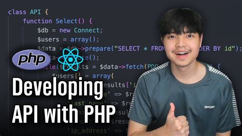 วิธีการสร้าง Api ด้วย Php และการนำไปใช้ใน Front End Reactjs Youtube
