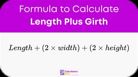 Length Plus Girth Calculator Online