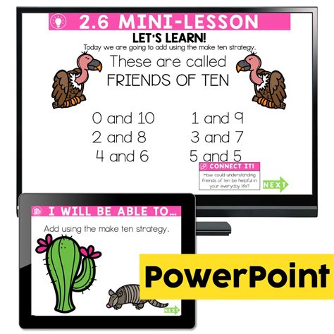Lucky To Learn Math Add Using Make Ten Lesson 26 Teaching Slides