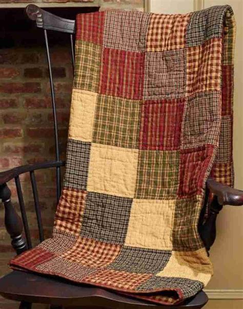 Rebeccas Patchwork Quilted Throw Allysons Place