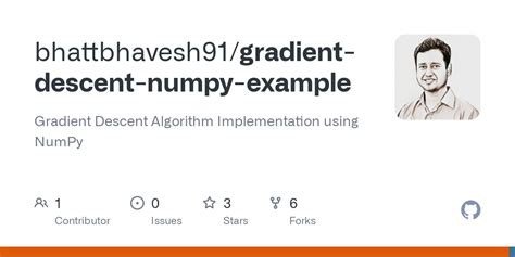 Gradient Descent Numpy Examplegradient Descent Numpy Notebookipynb At Master · Bhattbhavesh91