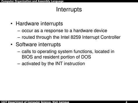 ppt interrupts powerpoint presentation free download id 6086750