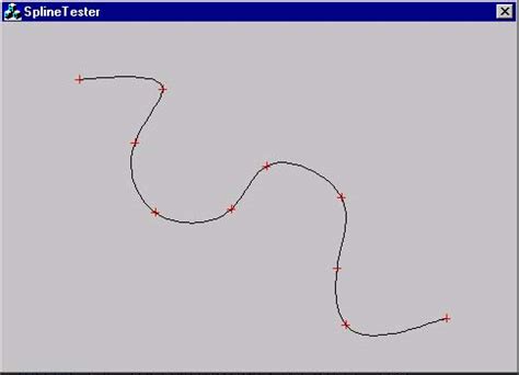 Draw Or Paint Spline Curve Line With VC Source Code