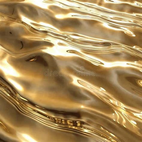 Ai Generated Illustration Of A Metallic Surface With Smooth Reflective