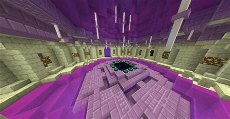 End Portal Room Design Minecraft
