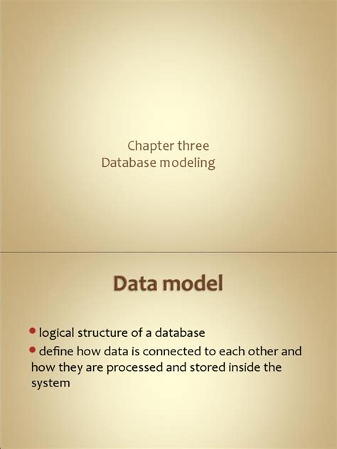 Database Modeling And Er Diagrams Pdf Databases Software Engineering