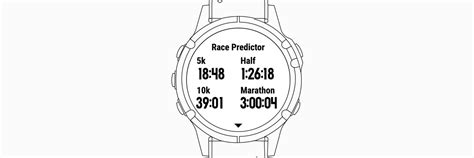 Race Time Prediction Garmin Technology