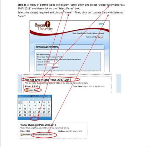 Order Visitor Overnight Pass Public Safety Rowan University