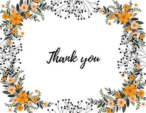 Thank You Template Etsy