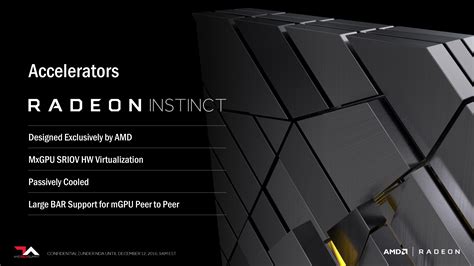 Radeon Instinct Hardware Polaris Fiji Vega AMD Announces Radeon Instinct GPU Accelerators