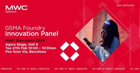 MWC Barcelona GSMA Foundry Innovation Panel GSMA Foundry