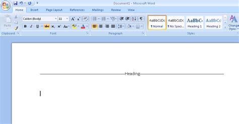How To Add Line In Header Microsoft Word Design Talk
