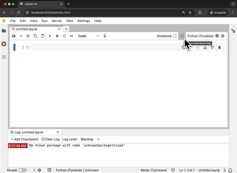 Troubleshooting — Jupyterlite 061 Documentation