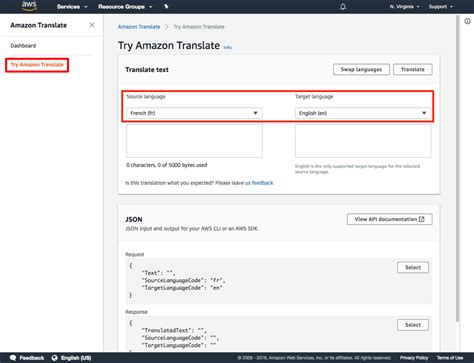 How To Translate Text Between Languages In The Cloud With Amazon Translate Aws