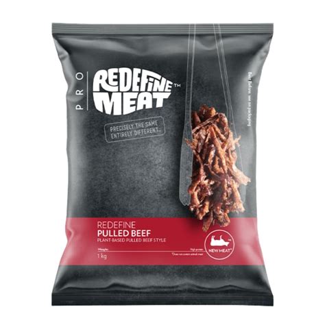 Pulled Beef Vegan Frozen Redefine Meat 1kg Albion Fine Foods Ltd