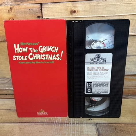 How The Grinch Stole Christmas Vhs Vcr Video Tape Used Dr Seuss £17 72