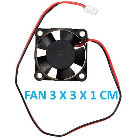 Jual Kipas Pendingin 3x3x1 Cm Fan Cooling Brushless 5V DC 30x30x10 Mm