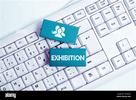 Inspiration Showing Sign Exhibition Internet Concept And Act Of Exposing Something To Audience