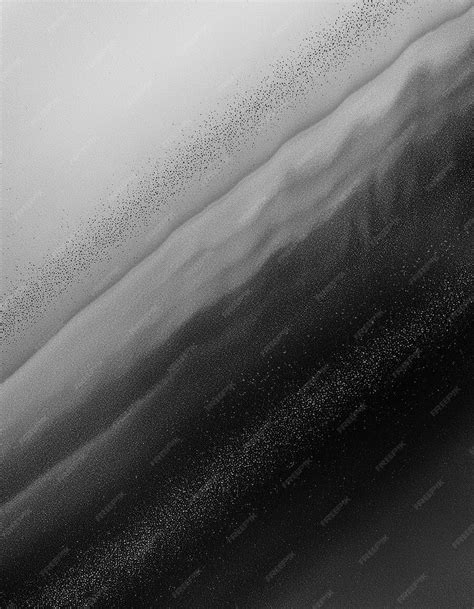 Grayscale Gradient Texture With Smooth Transition From Dark To Light