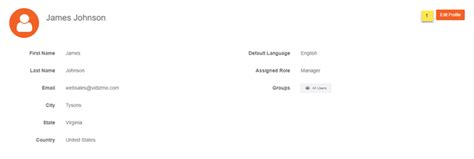 Viewing And Updating User Profile Vidizmo Knowledge Base