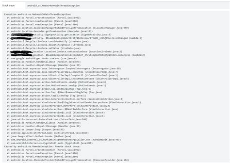 Android How To Fix Network On Main Thread Exception Issue In Google Play Console Stack Overflow