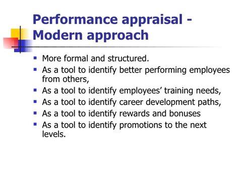 Performance Appraisal Methods