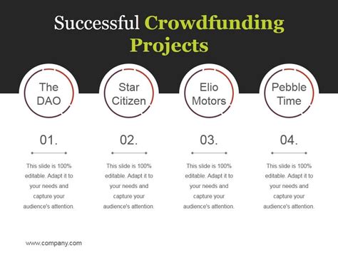 Successful Crowdfunding Projects Ppt PowerPoint Presentation Layouts Smartart