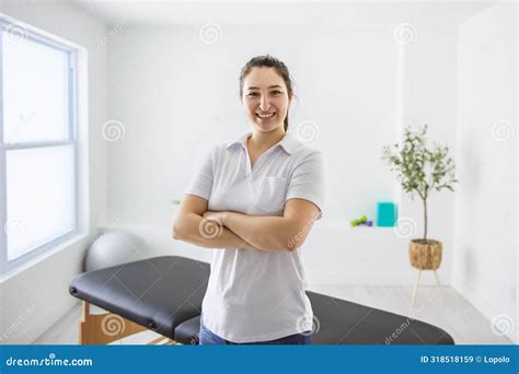 Portrait Of A Physiotherapy Person In Uniform Stock Image Image Of