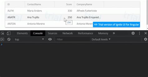 Igxgrid Oncelledit イベントでの数値の型について Infragistics ナレッジ ベース