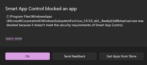 Wsl Blocked By Smart App Control · Issue 9457 · Microsoftwsl · Github