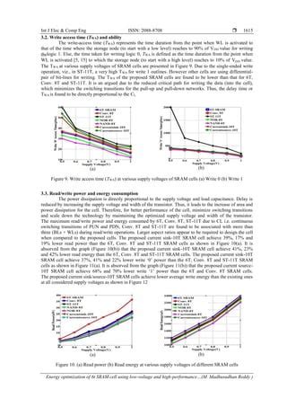Energy Optimization Of 6T SRAM Cell Using Low Voltage And High Performance Inverter Structures PDF