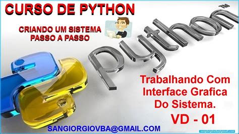 Trabalhando Com Interface Grafica Python Avancado 01 Youtube