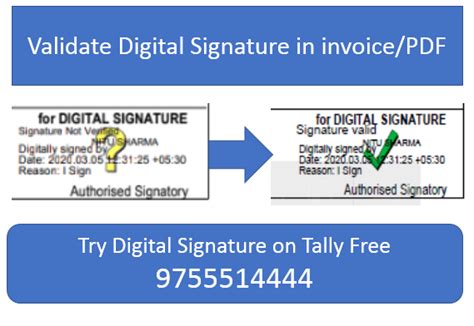 How To Validate Digital Signature In Invoicepdf Document