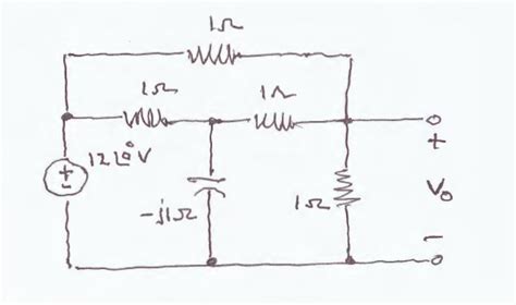 Solved Find V In The Following Ciruit A Using Chegg Com