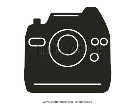 Compact Sleek Camera High Resolution Sensor Versatile Stock Vector