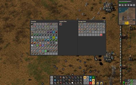 Storage Chest Filter R Factorio