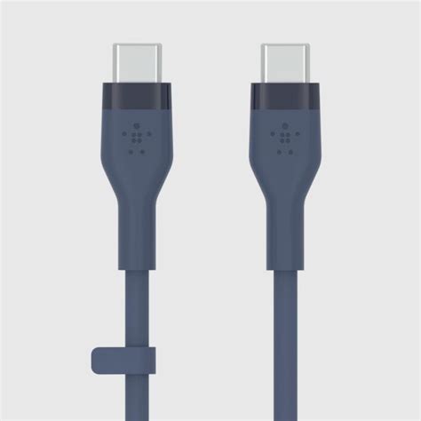 Belkin Silicone Flex Sync And Charge Usb C To Usb C Cable M Blue