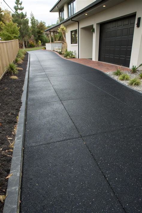 17 Stylish Black Driveway Ideas For Modern Homes