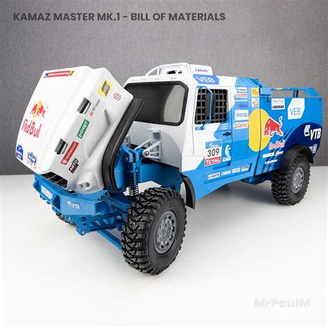Free STL file RC TRUCK KAMAZ MASTER MK.1 4x4: BILL OF MATERIALS 🚚・3D ...