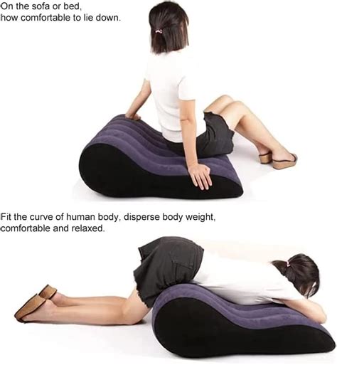 Sex Cushion Inflatable Sex Pillow Pvc Flocking Sex Chair Travel Pillow